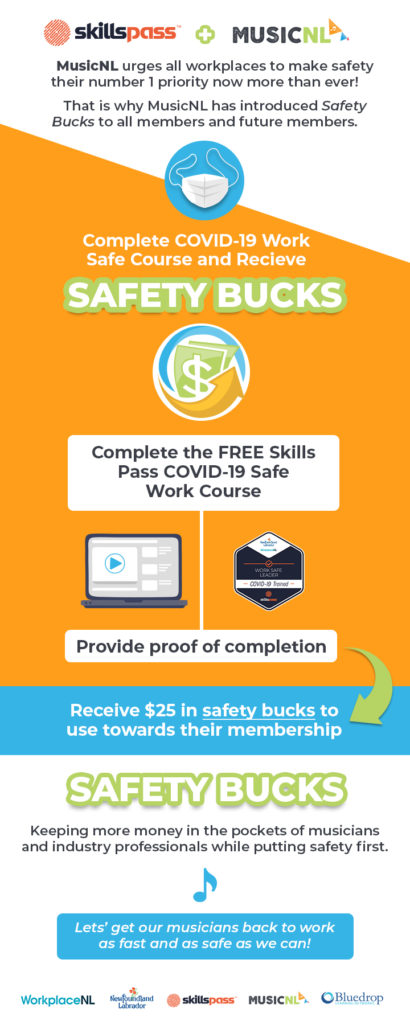MusicNL Safety Bucks - MusicNL